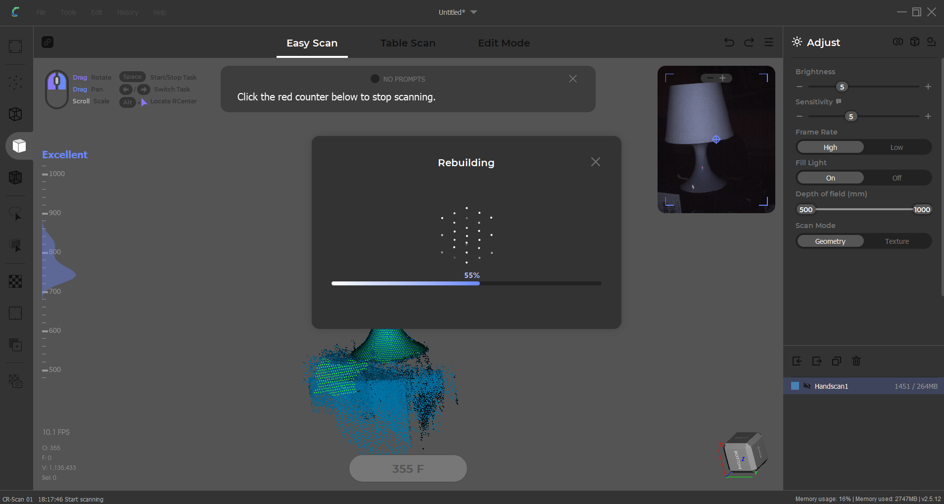 Creality CR-Scan 01 (3D Scanner) – denhac